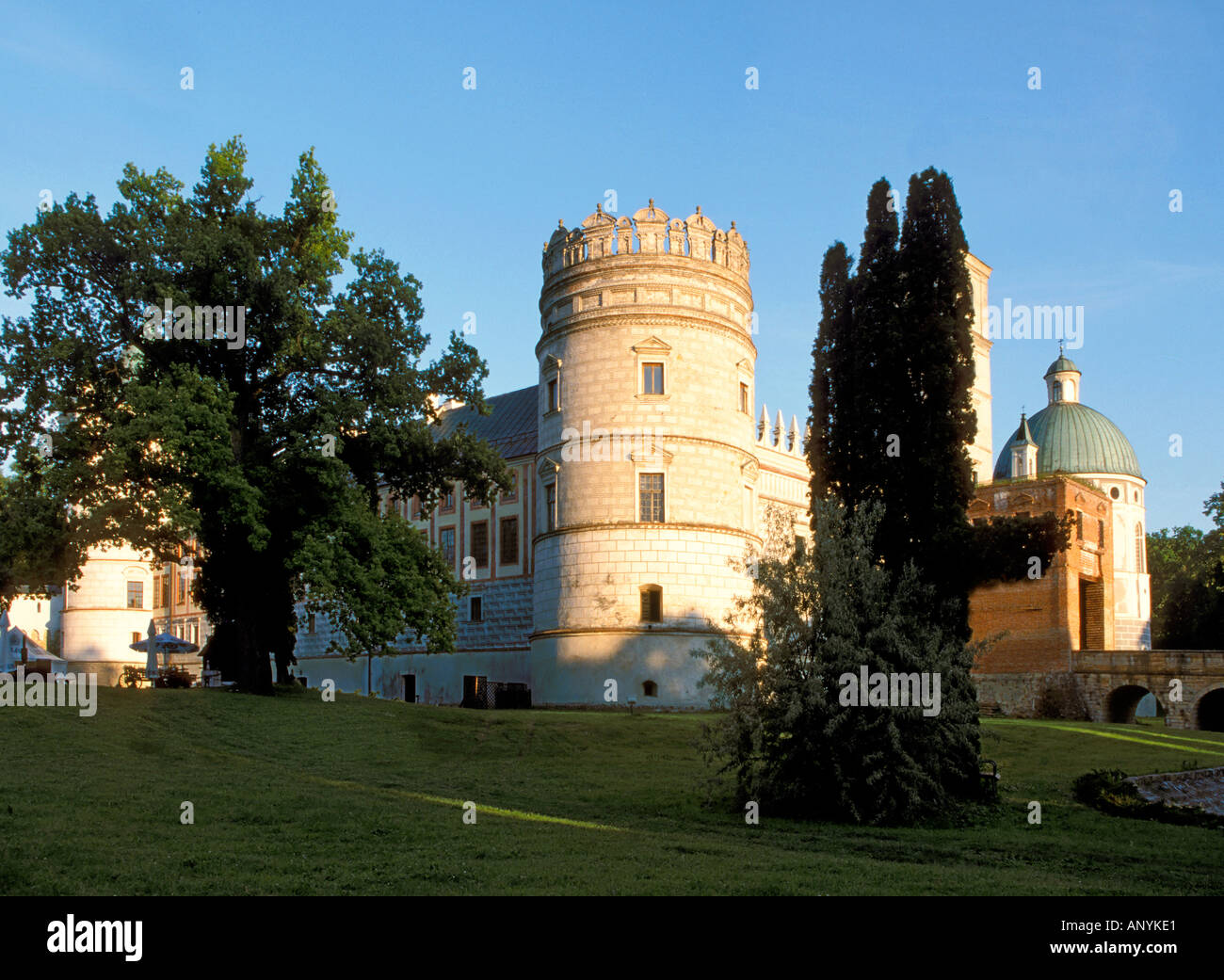 Krasiczyn Castle of Poland Build 1580 1633 by Krasicki family Stock ...