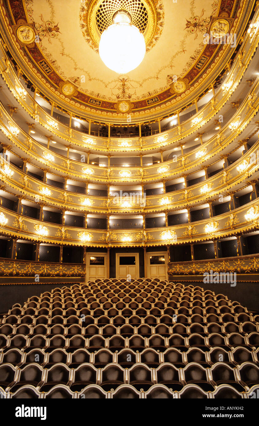 Czech Republic, Prague. Estates Theatre Stock Photo - Alamy