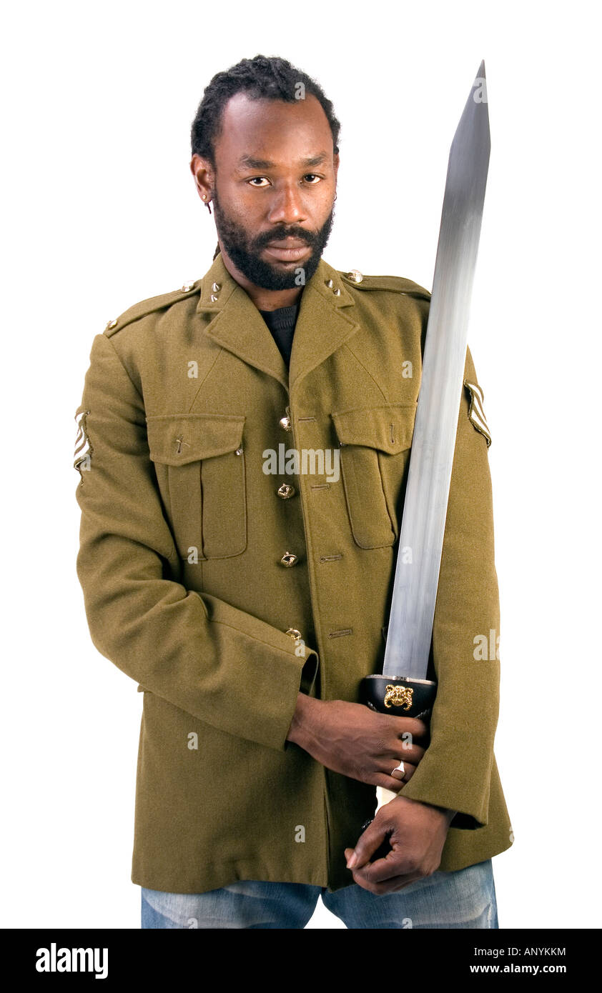 Rasta Army black man Stock Photo - Alamy