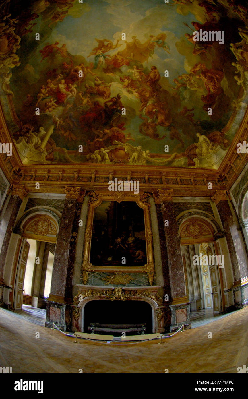 France, Versailles, King's State Apartment, The Hercules Drawing Room ...