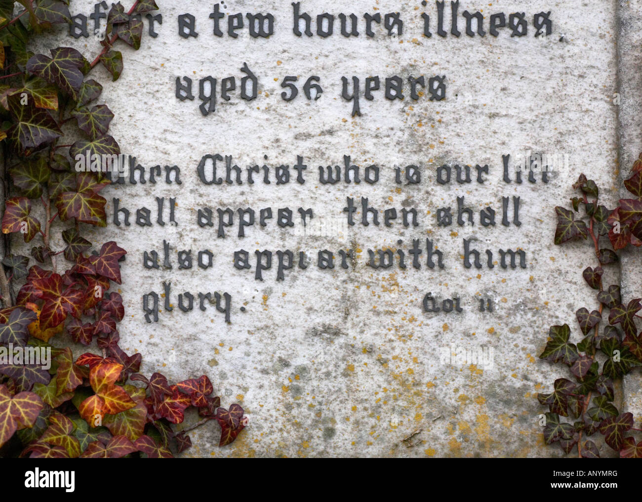 Detail from tomb inscription arnos hi-res stock photography and images ...