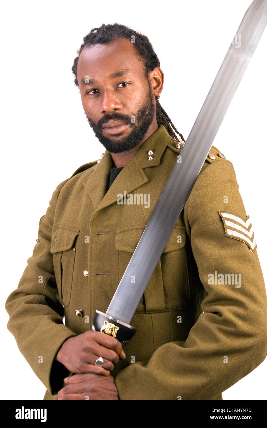 Rasta Army black man Stock Photo - Alamy