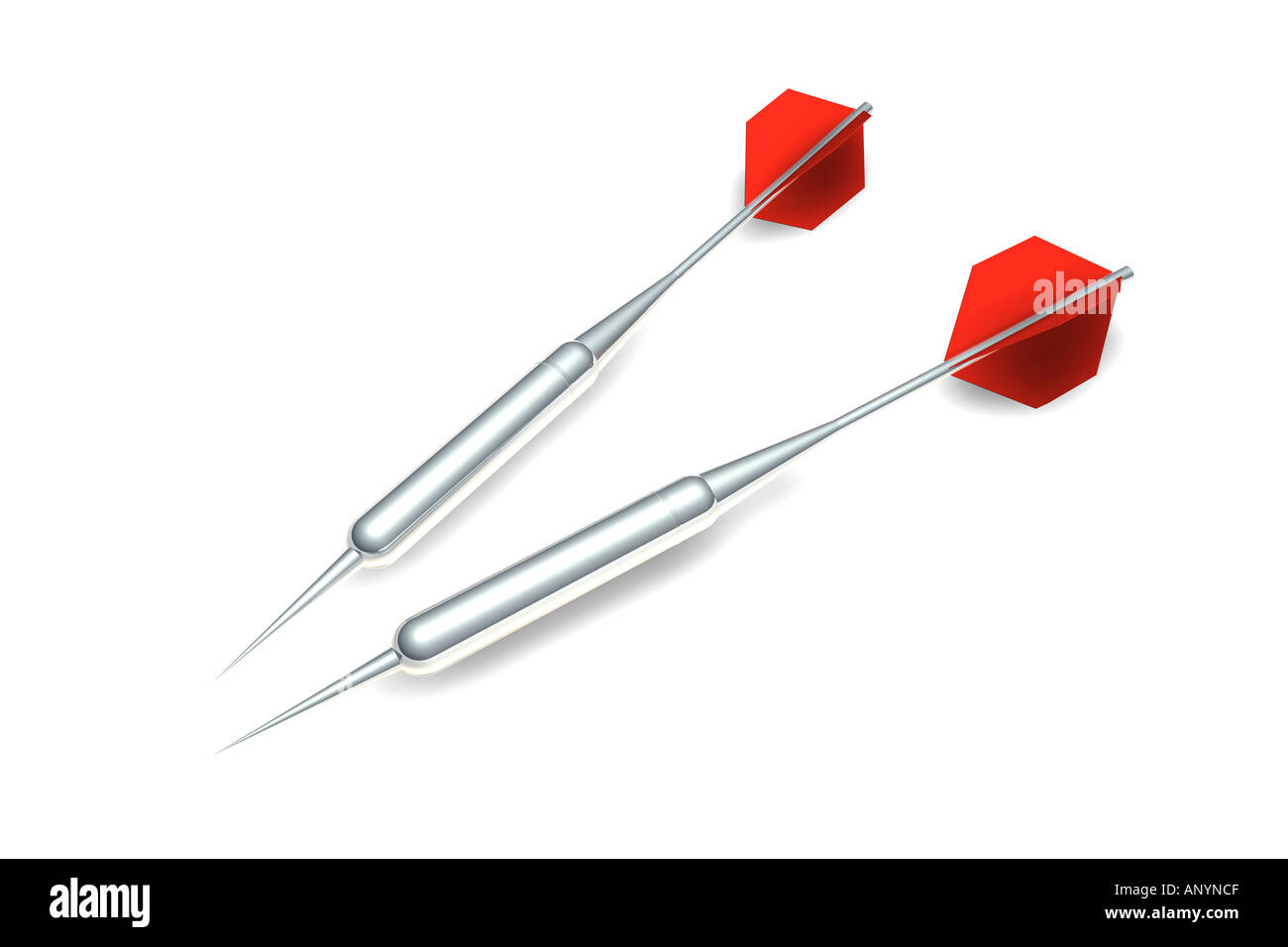 Pair of Darts Stock Photo - Alamy