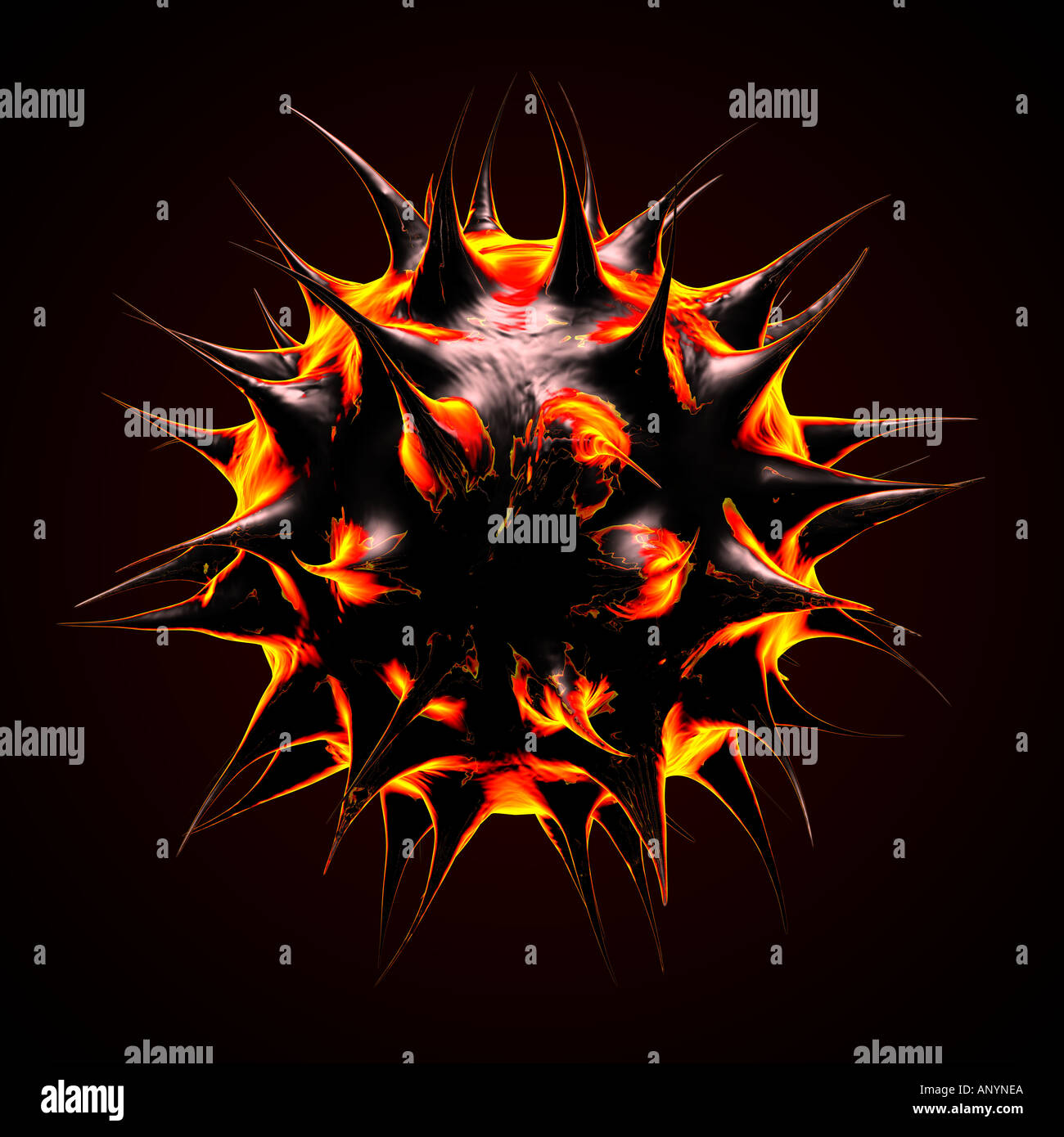 Red fire spike hi-res stock photography and images - Alamy