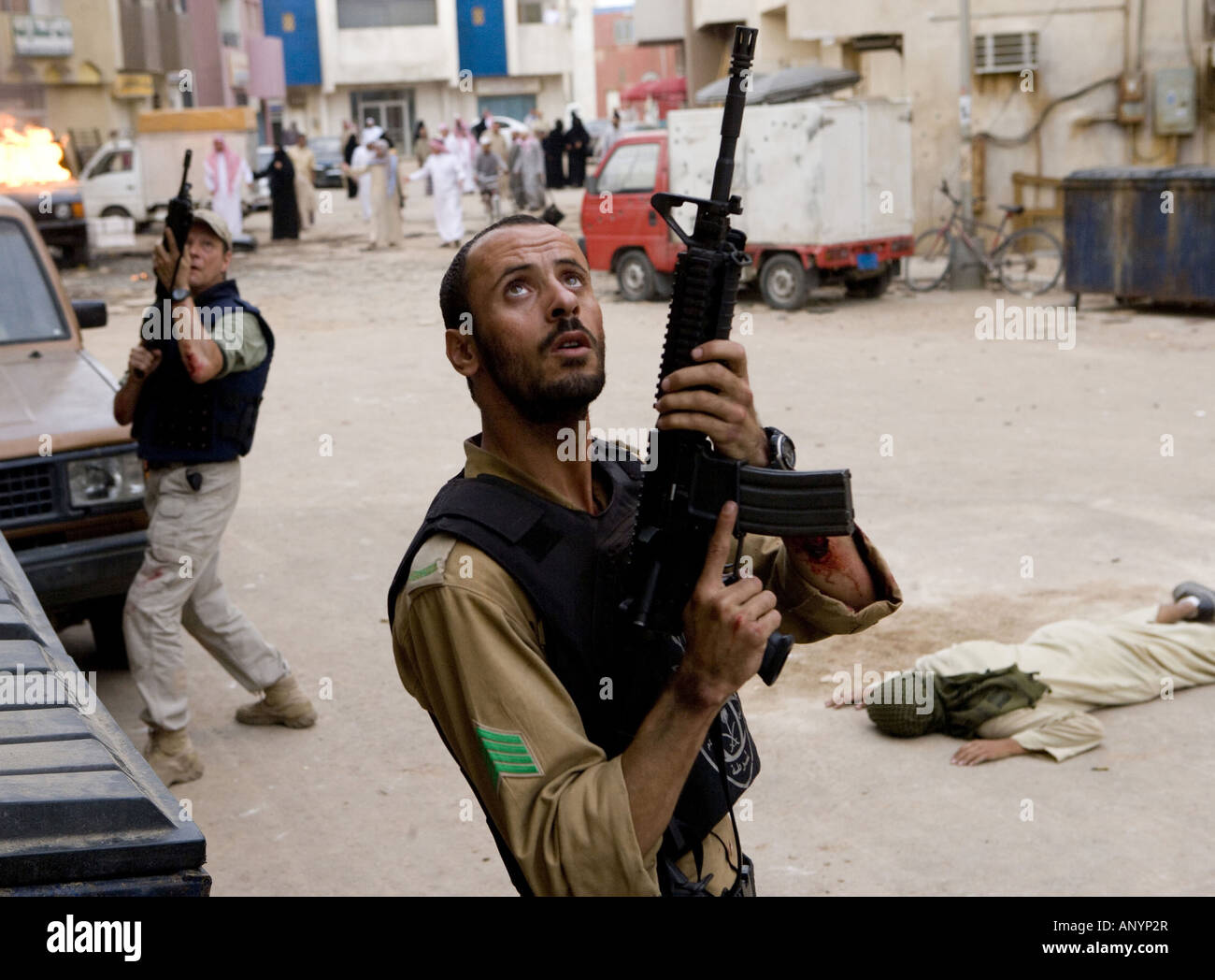 The kingdom year 2007 director Peter Berg Ali Suliman Stock Photo - Alamy