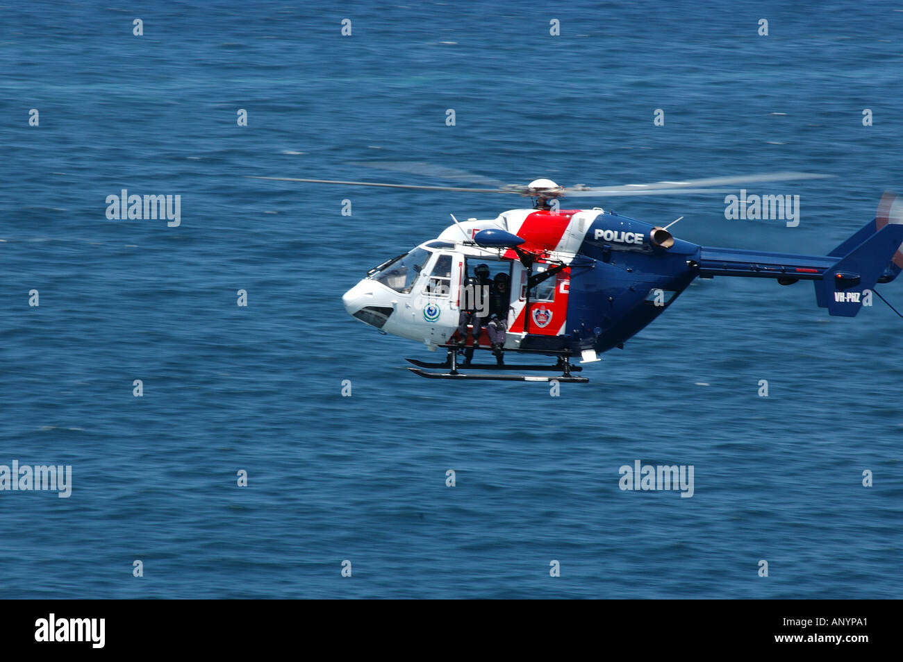 Police chopper Australia Stock Photo - Alamy