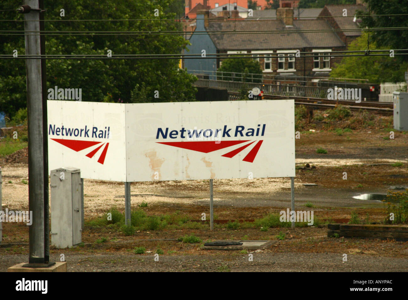 Network Rail Sign nr York Station Stock Photo - Alamy