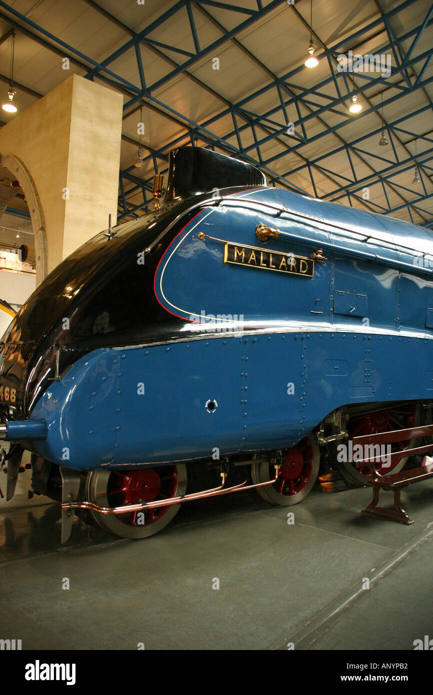 A4 Steam Locomotive Mallard at the National Railway Museum Mallard was ...