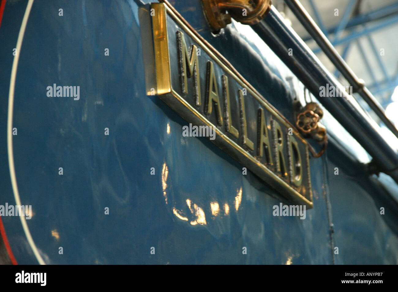 A4 Steam Locomotive Mallard at the National Railway Museum Mallard was ...