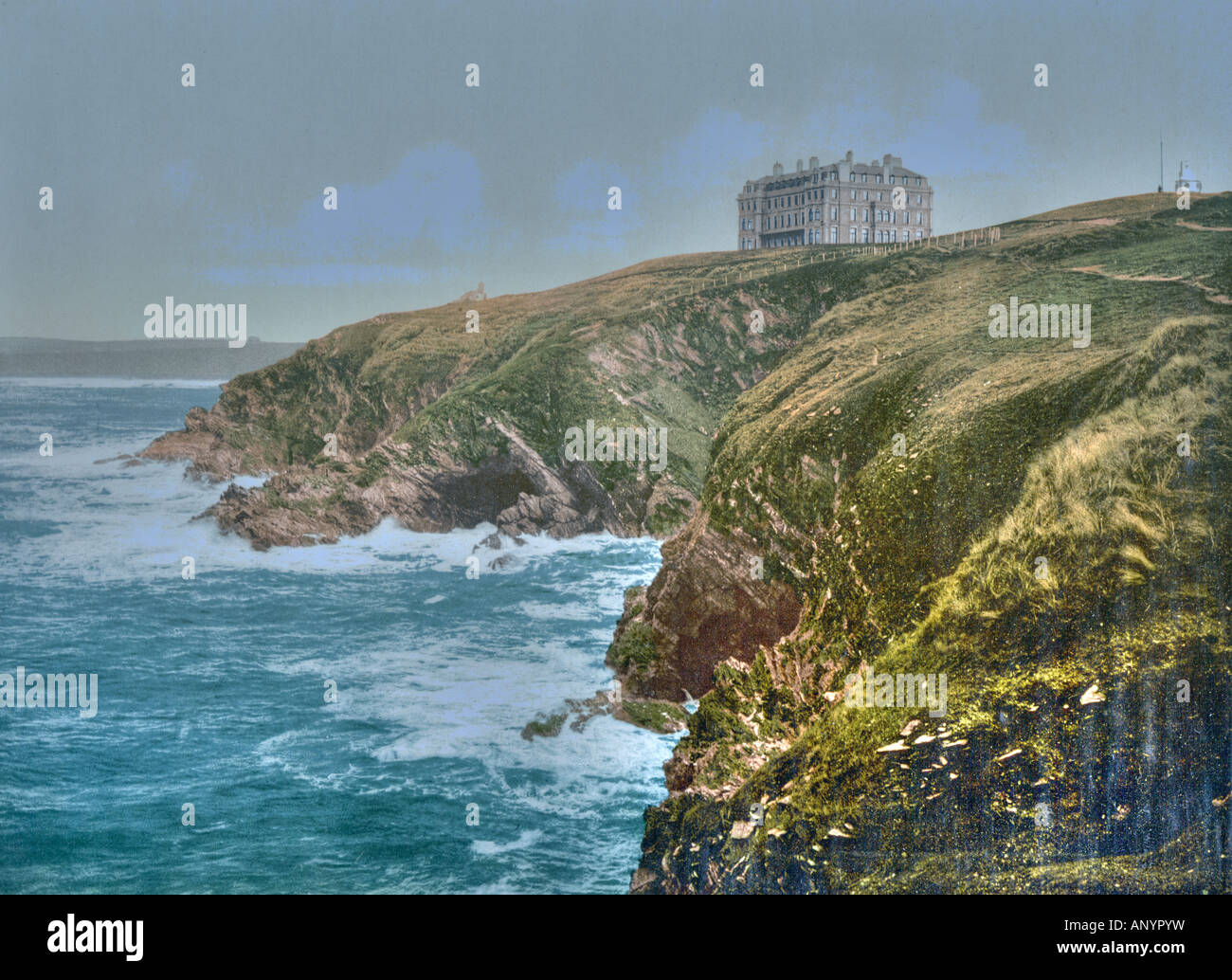 Newquay, Beacon Cove, Cornwall, England Stock Photo - Alamy