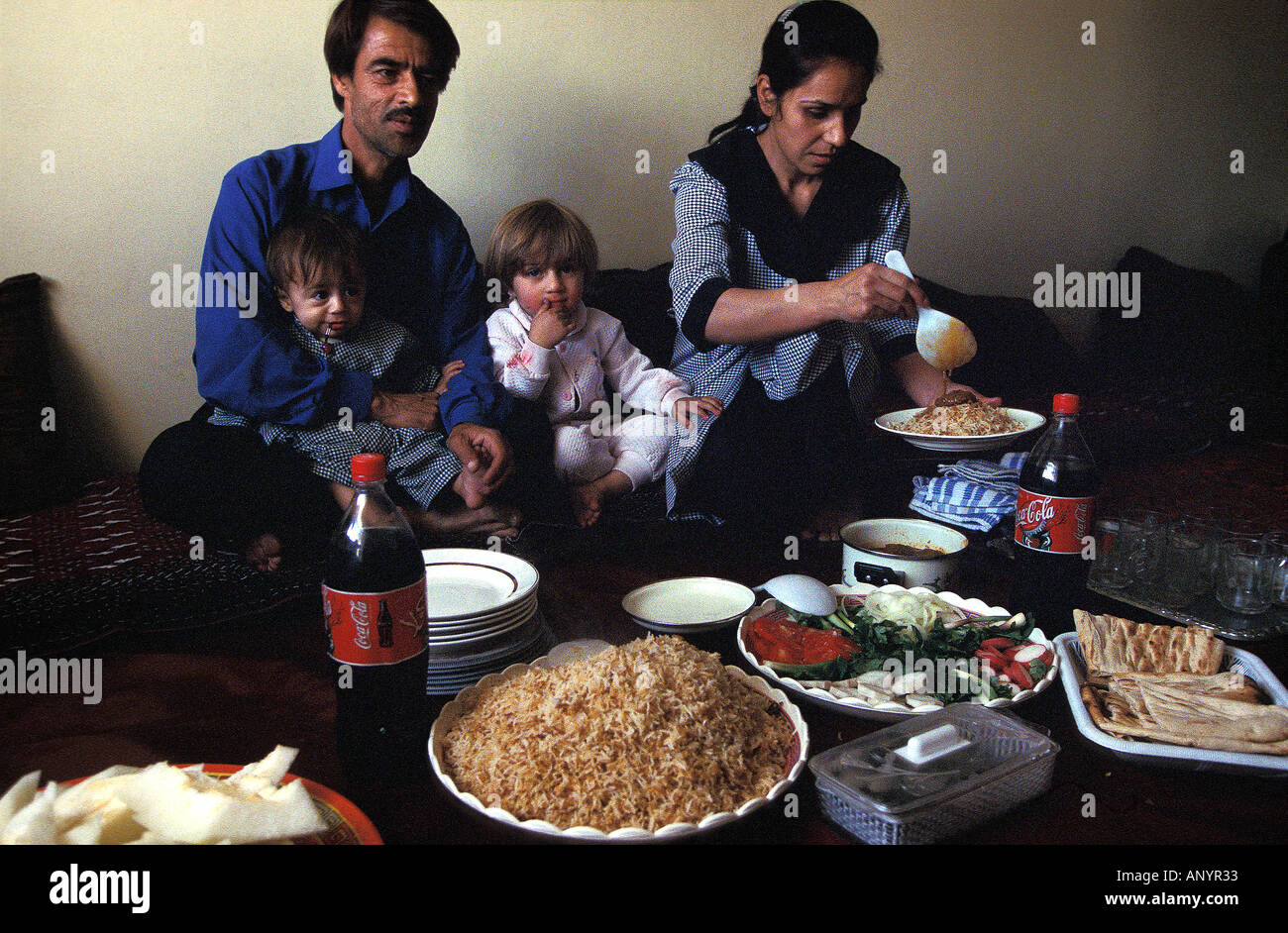 Nazira at home with her husband Faridoon Stock Photo - Alamy