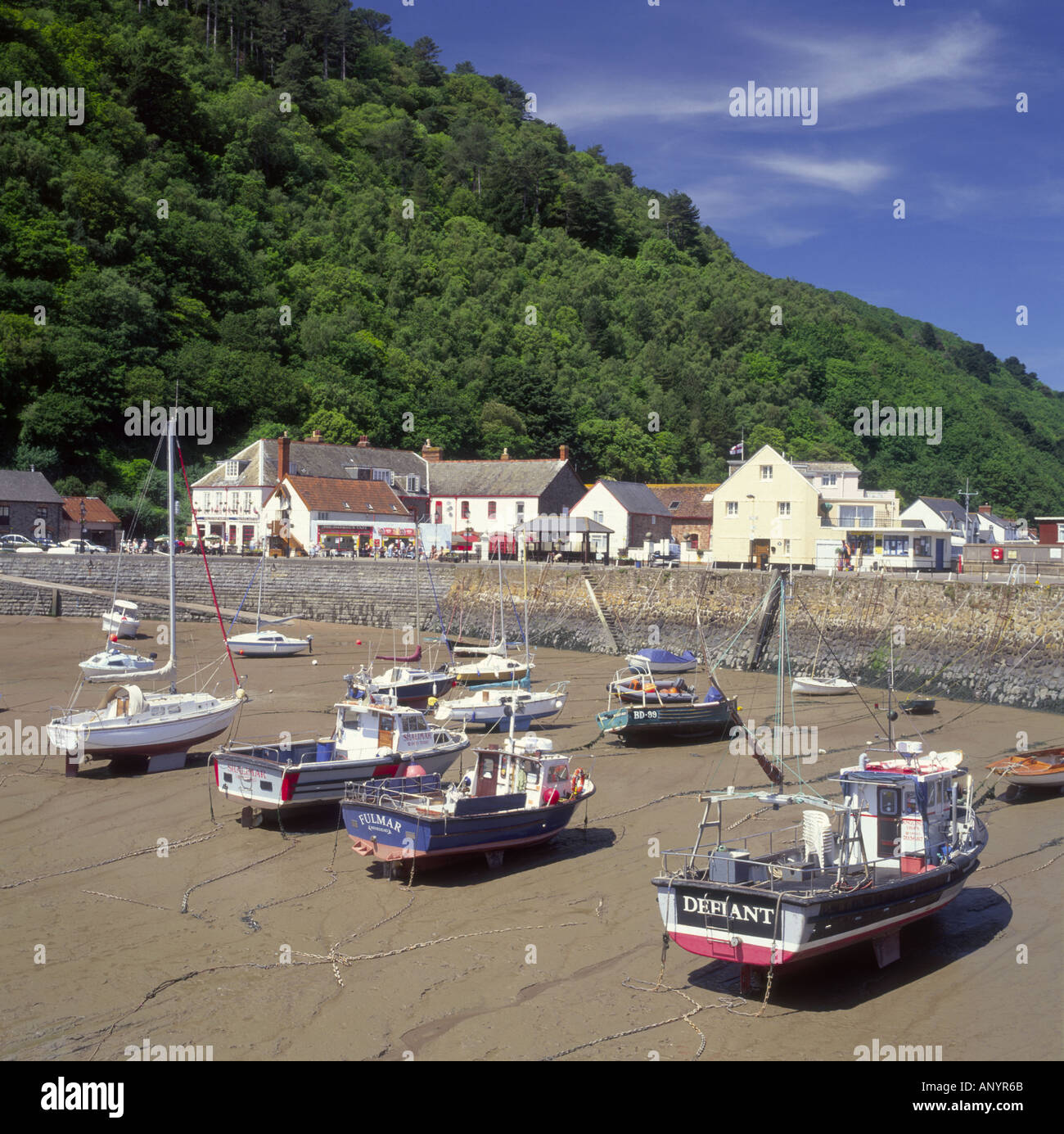 Minehead Harbour Somerset Stock Photo - Alamy