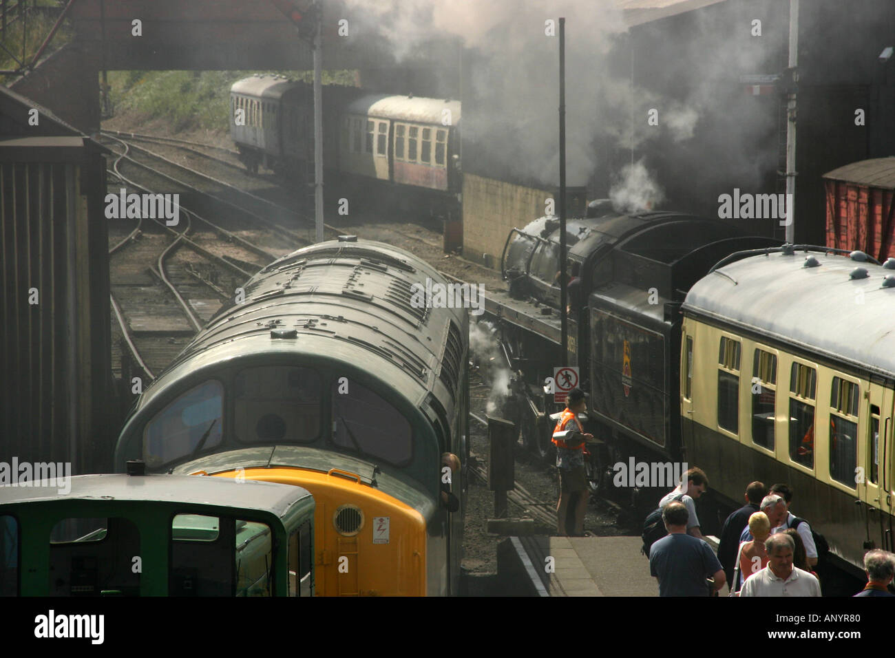 Preserved Steam and Diesel Locomotives at the Nene Valley Railway Stock ...