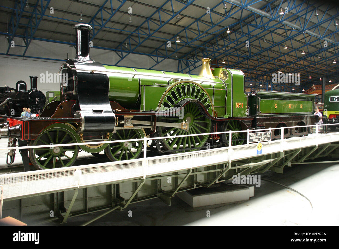 Preserved Steam Locomotive at the National Railway Museum York Stock ...
