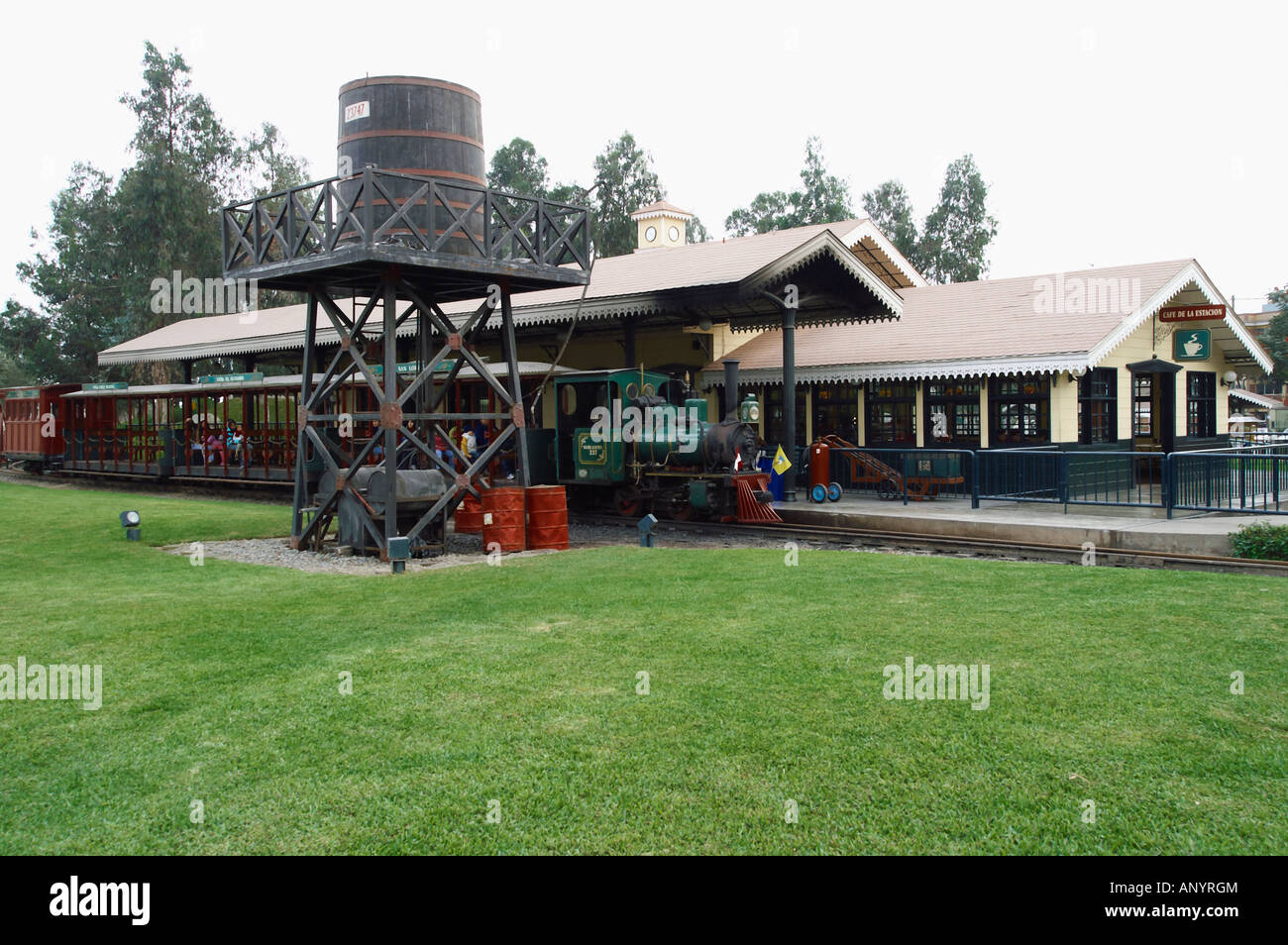 Classical train station Stock Photo - Alamy