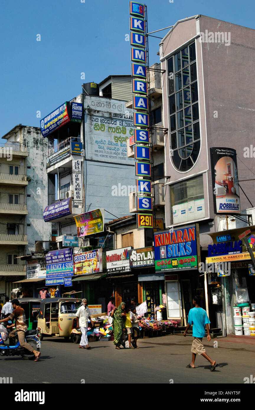 Sri Lanka Market shop Colombo street trade shopper Stock Photo - Alamy