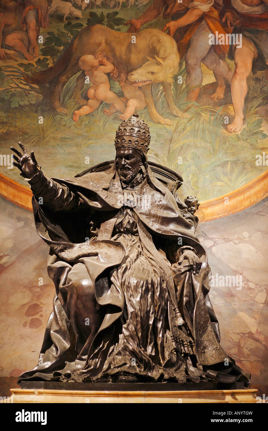 Statue of Pope Innocent X, Capitoline Museum, Musei Capitolini, Rome ...