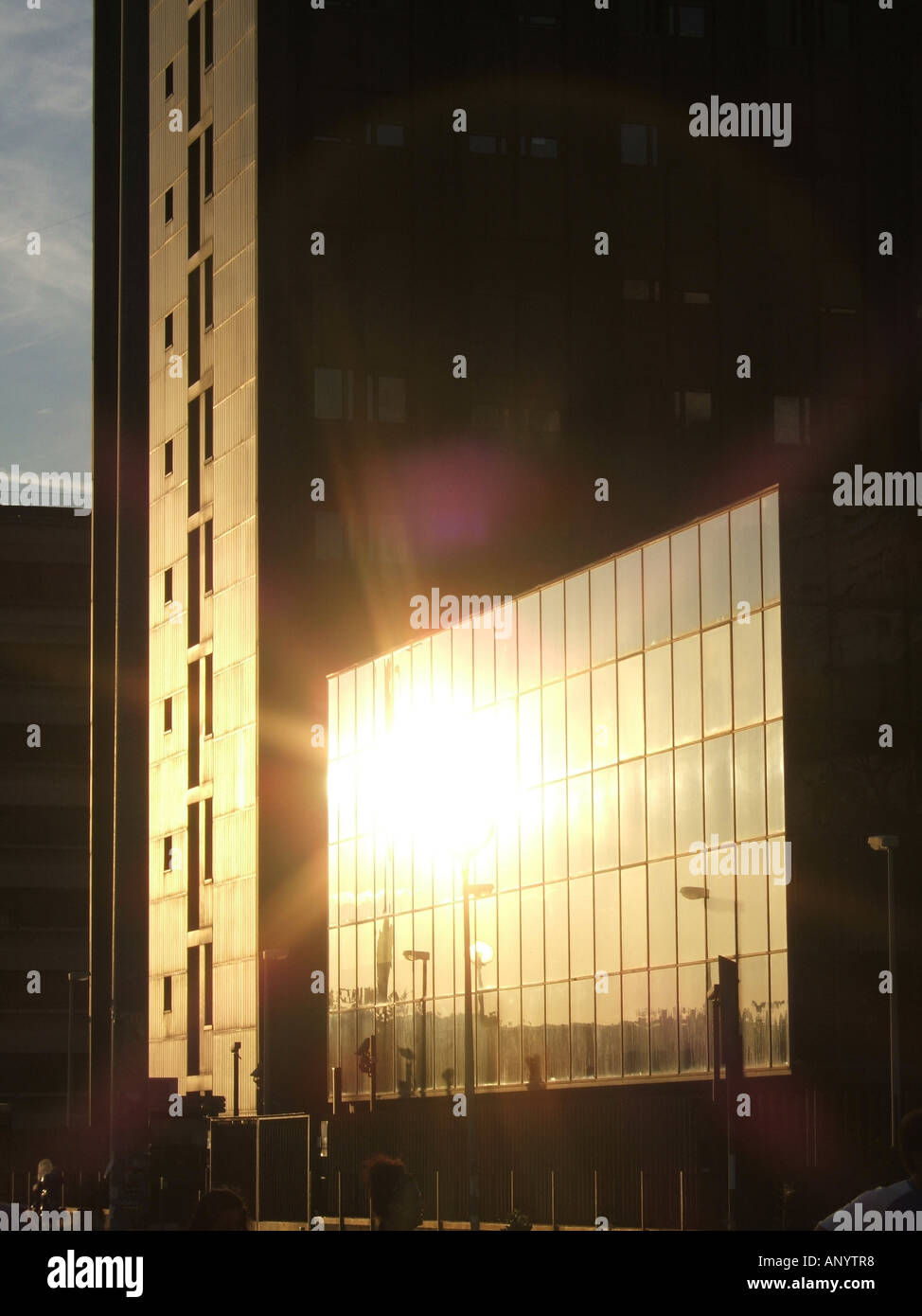 glass office block Stock Photo - Alamy