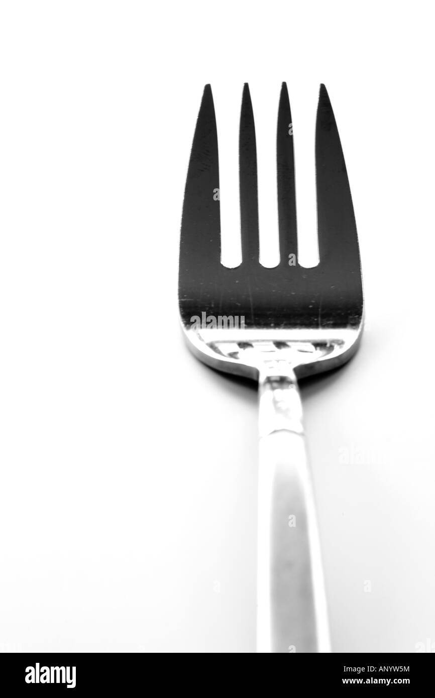 Close up fork macro Black and White Stock Photos & Images - Alamy