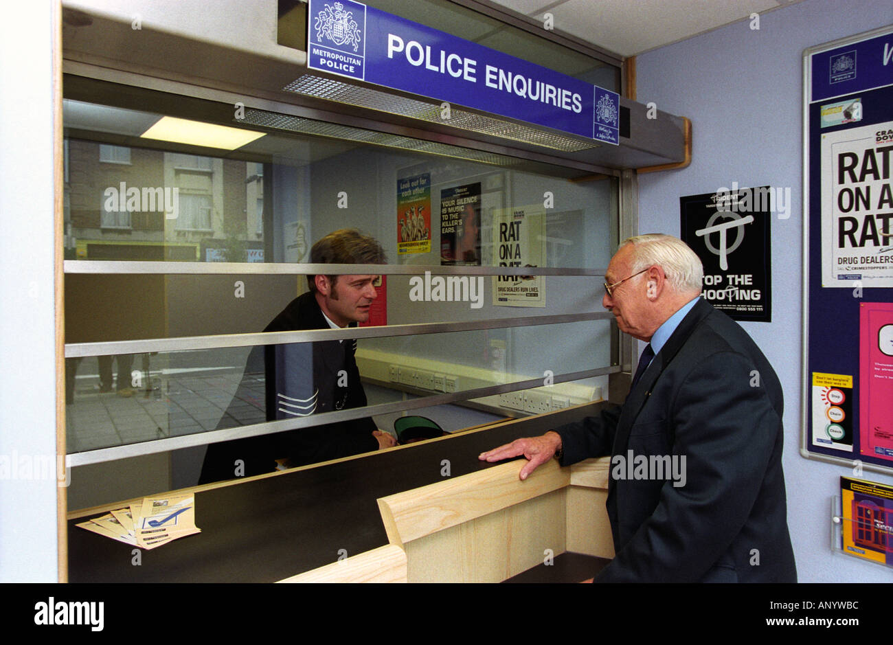 Uk male officer desk High Resolution Stock Photography and Images - Alamy