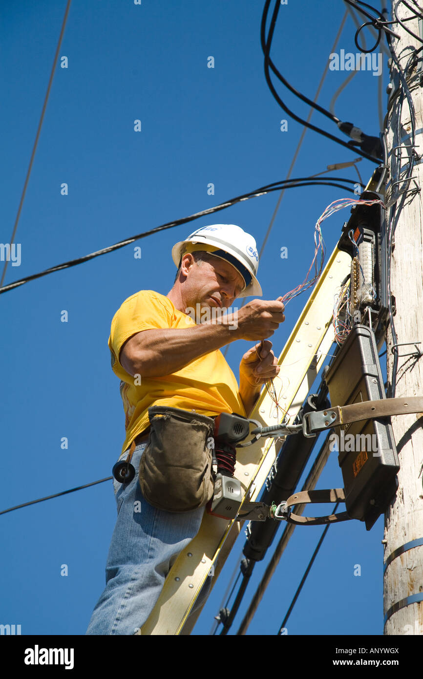 Repairing lines of communication hi-res stock photography and images ...