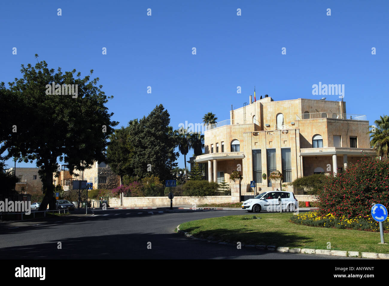 Beautiful architecture in Rehavia neighburhood in Jerusalem Israel ...