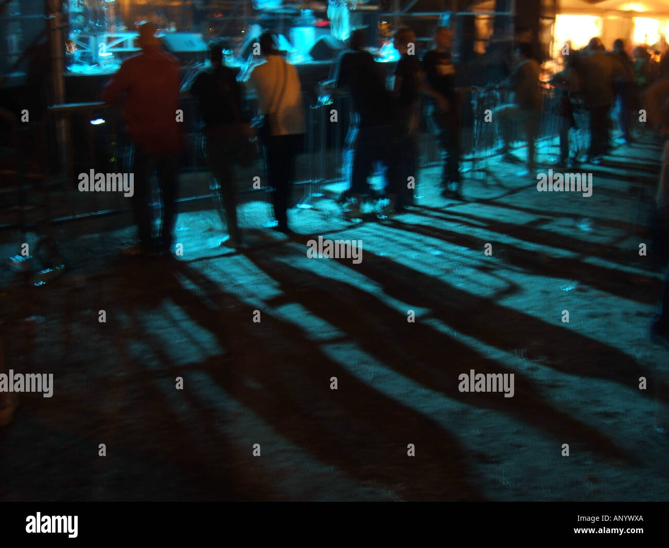 crowd of people in concert at night Stock Photo - Alamy