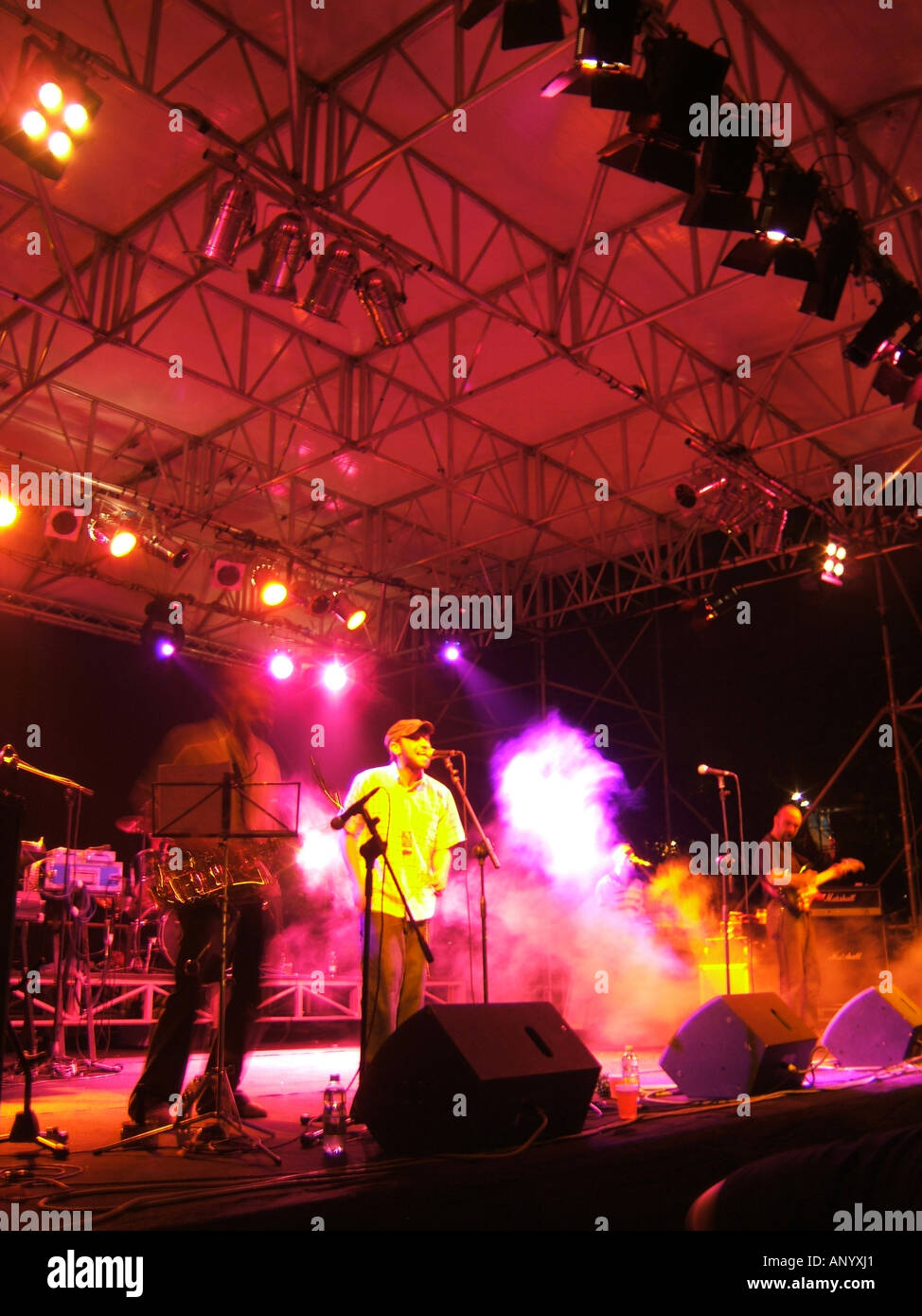 Musician playing saxophone open air hi-res stock photography and images ...
