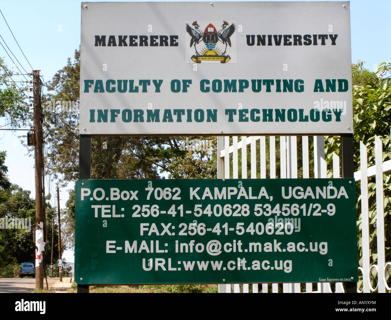Signboard for Faculty of Computing and Information Technology on ...