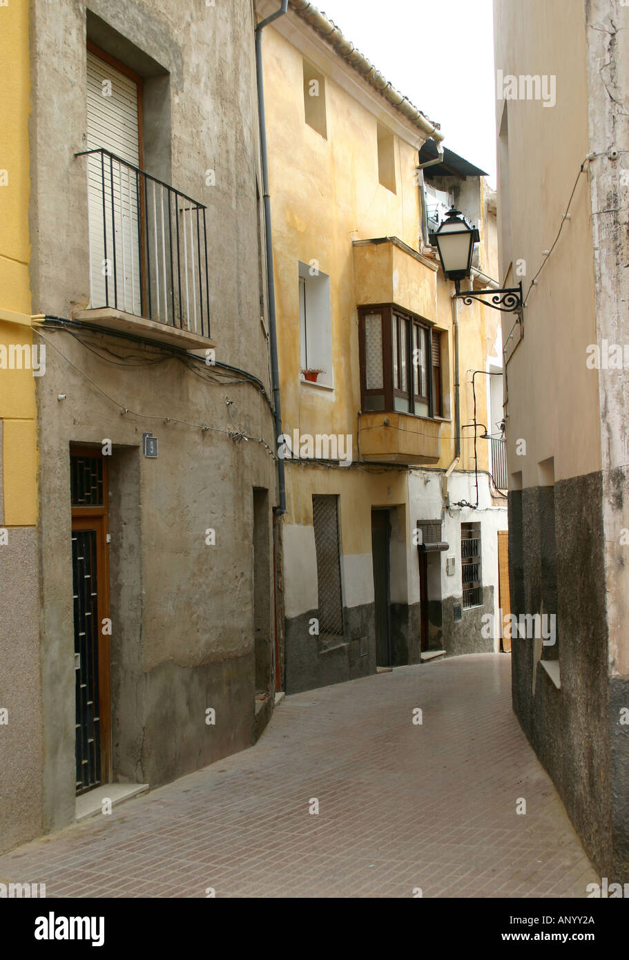 Street scene in Spain Stock Photo - Alamy