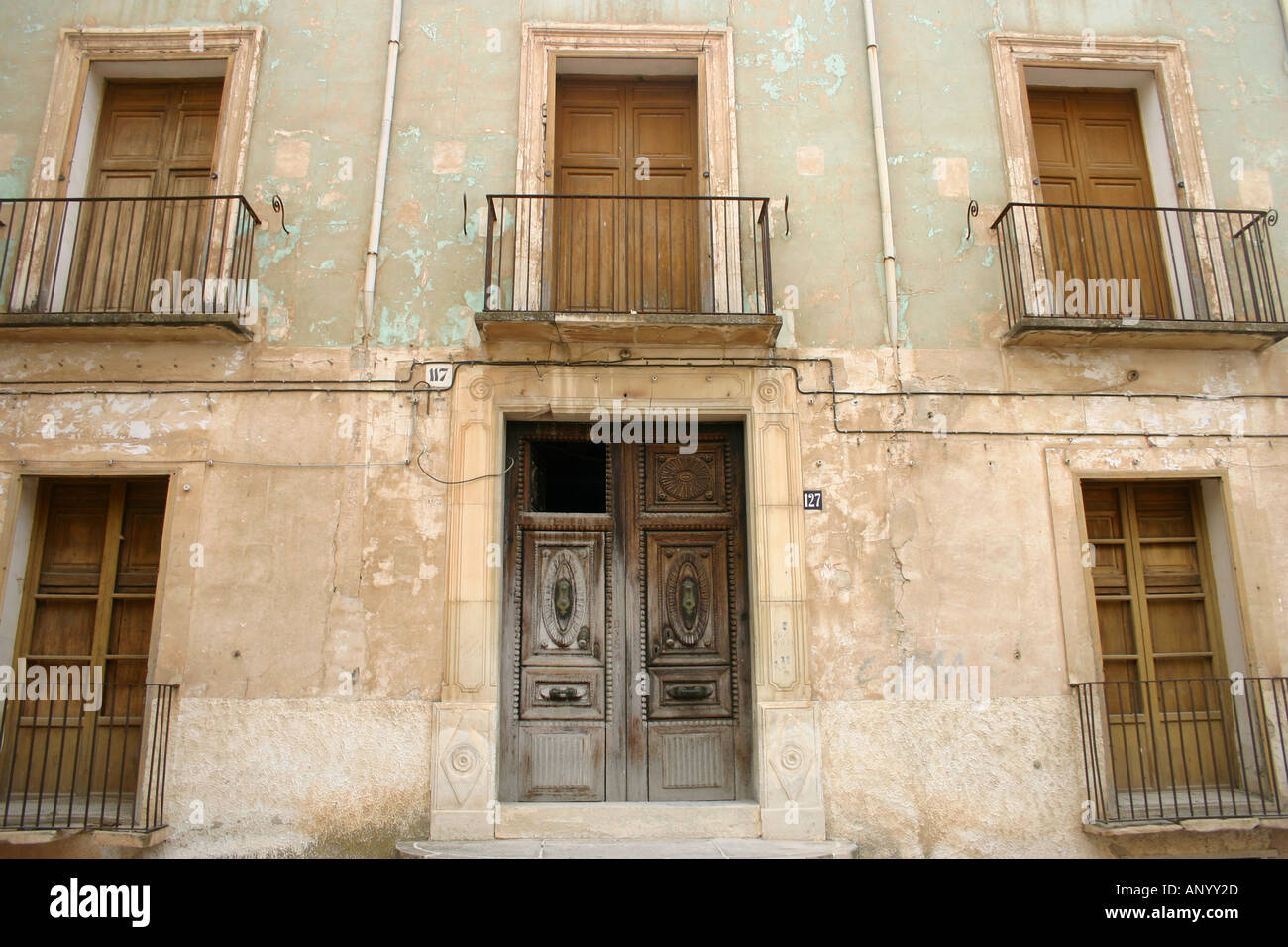 Old Spanish building Stock Photo - Alamy
