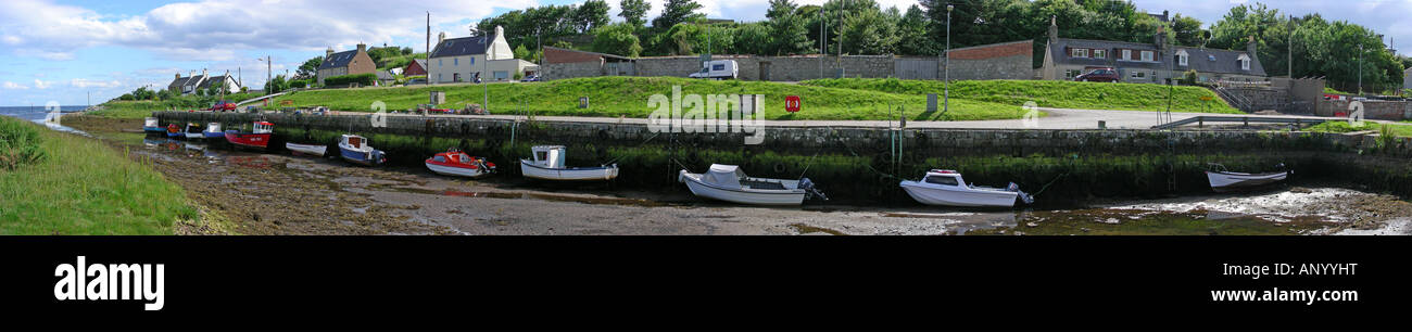 Harbour, Brora, Highland Stock Photo - Alamy