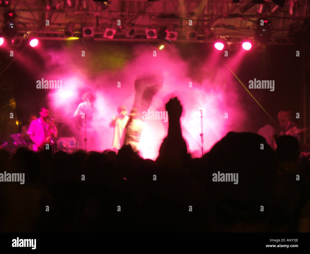 music concert at night Stock Photo - Alamy
