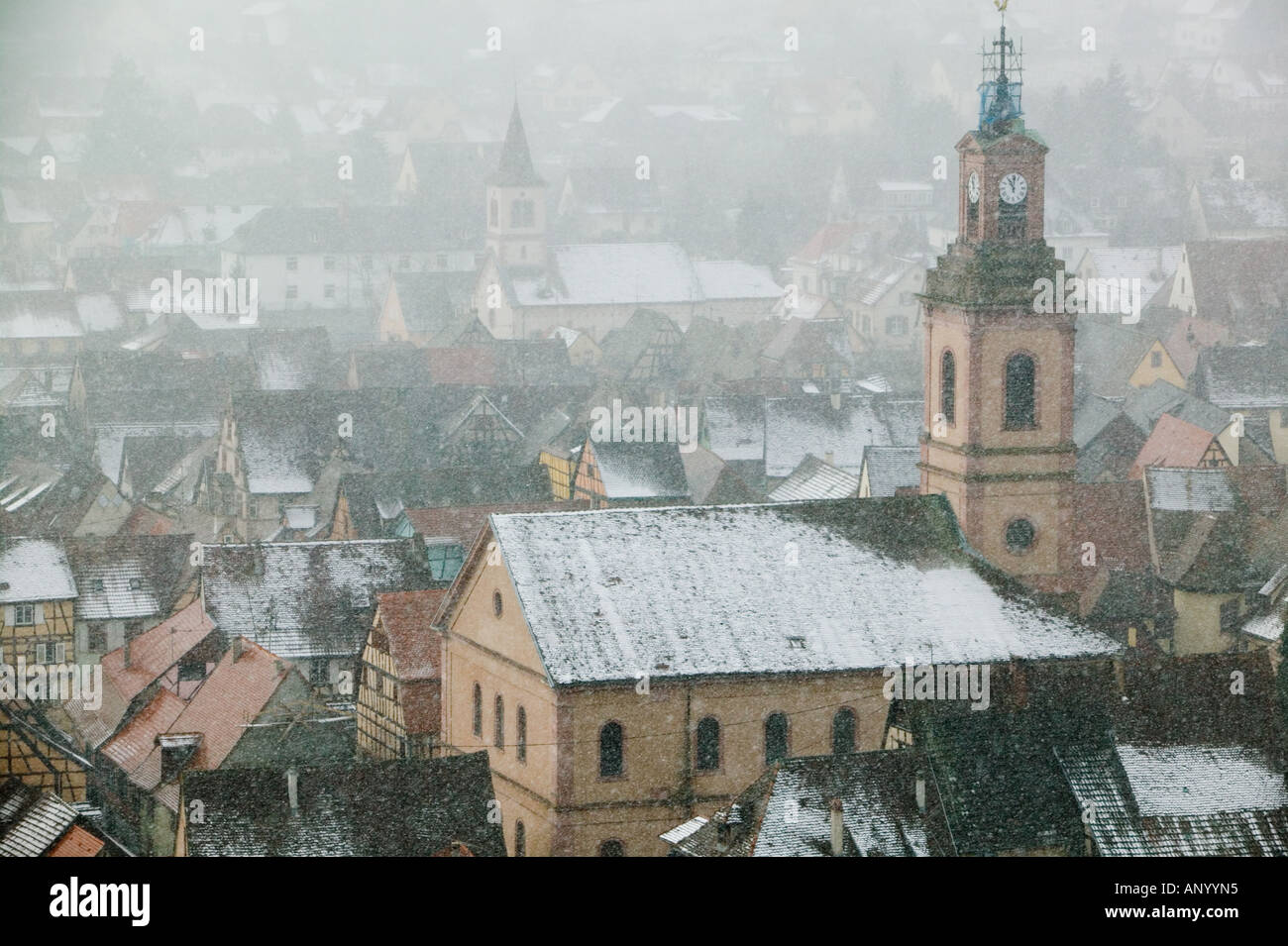 Alsace vineyard winter hi-res stock photography and images - Alamy