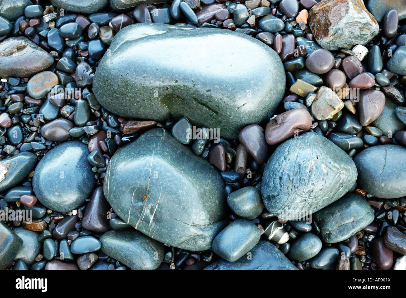 Pebbles on the shore Stock Photo - Alamy