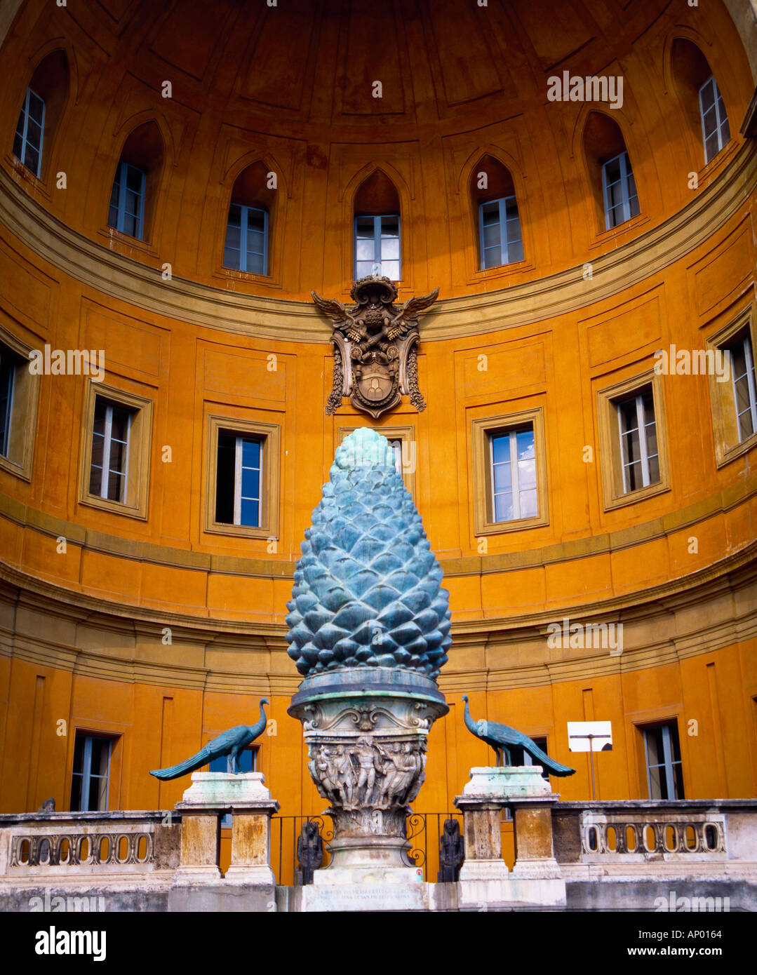 Rome Italy Vatican Museum - Pine Cone Cortile Della Pigna Former Roman ...