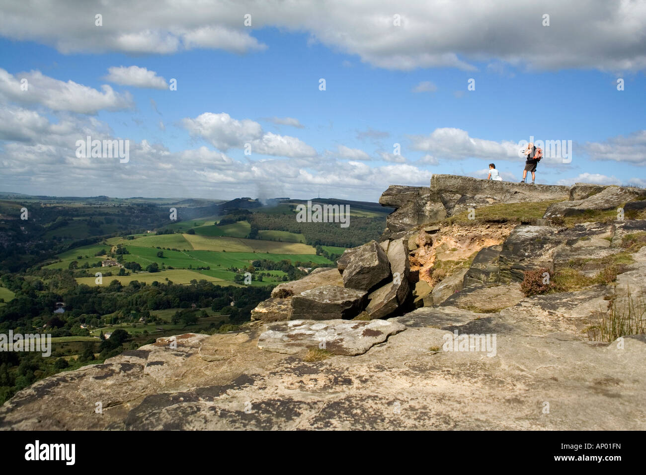 Walkers curbar edge hi-res stock photography and images - Alamy