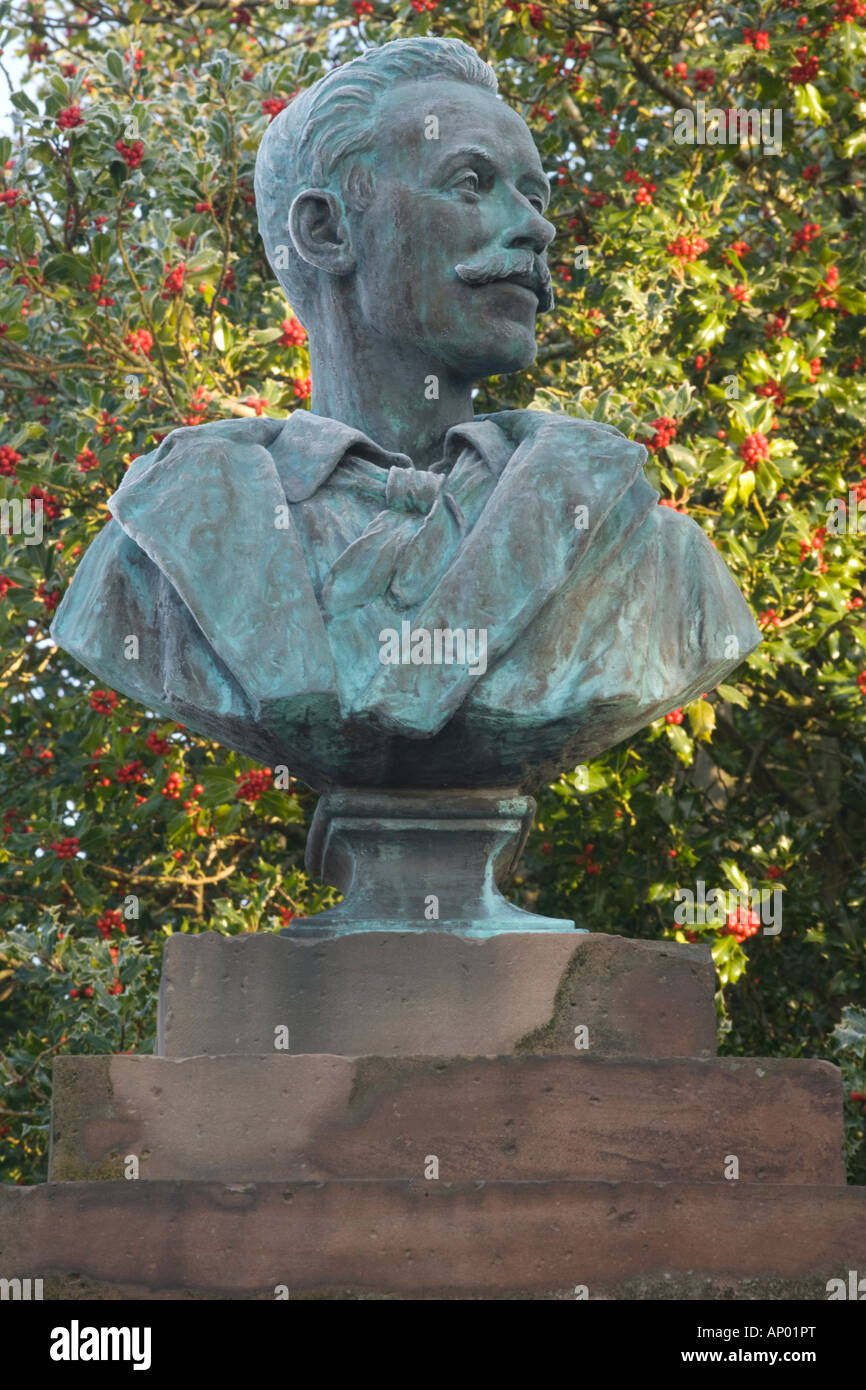 A monument to the famous Scots explorer and adventure Joseph Thomson in ...