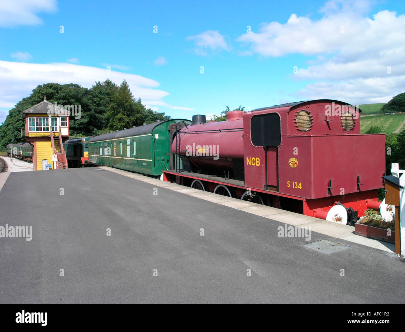 Bolton abbey railway station platform hi-res stock photography and ...