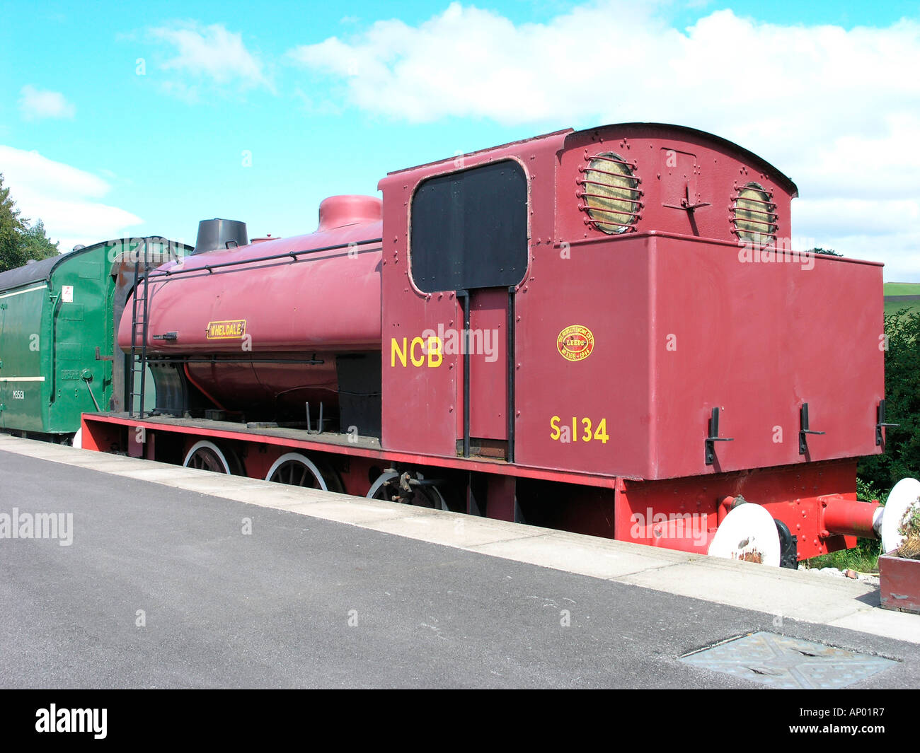 NCB tank engine S 134 Wheldale Stock Photo - Alamy