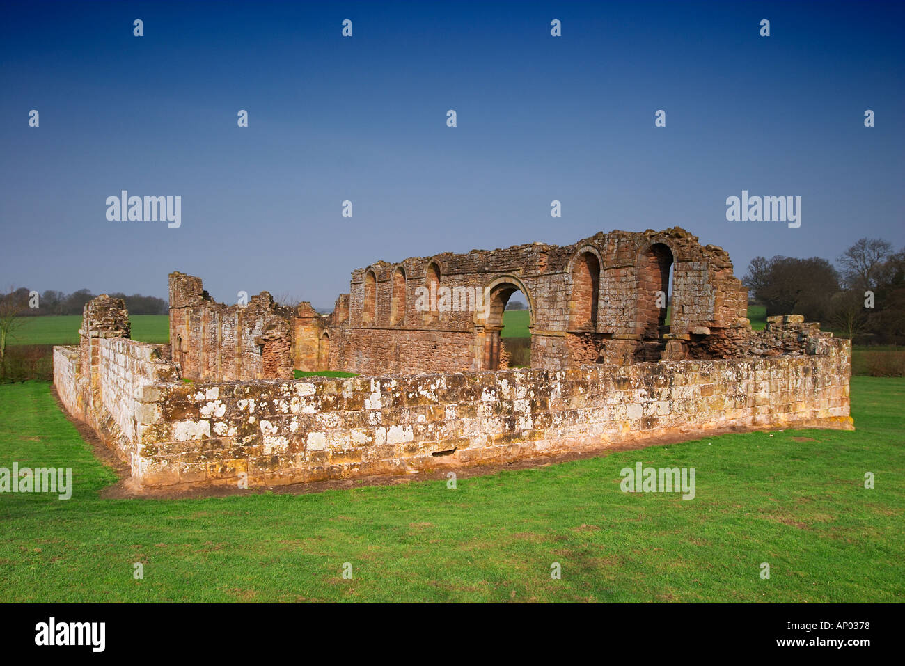 White Ladies Priory Shropshire About a mile from Boscobel House 12C ...