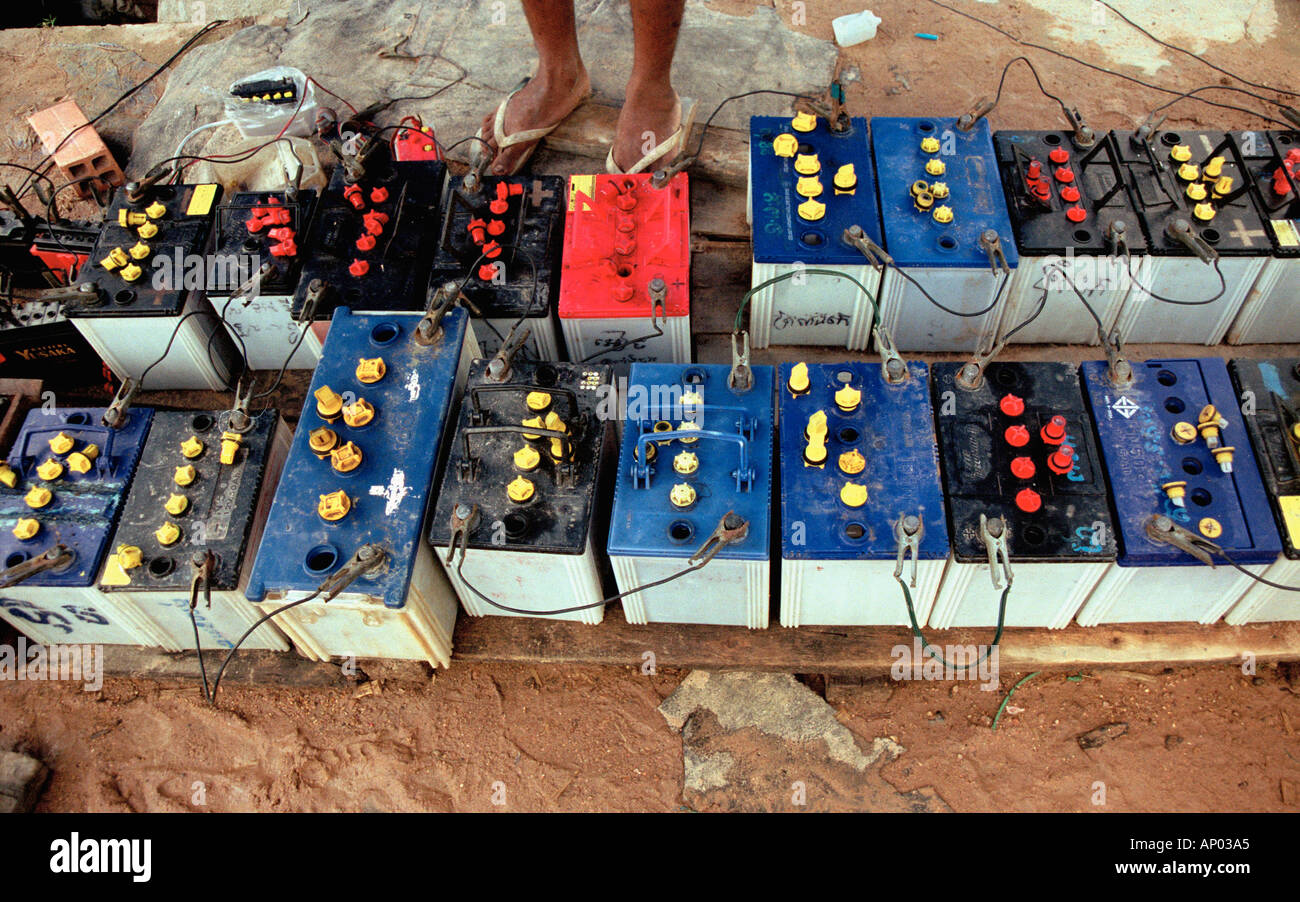 Third world power station Stock Photo - Alamy
