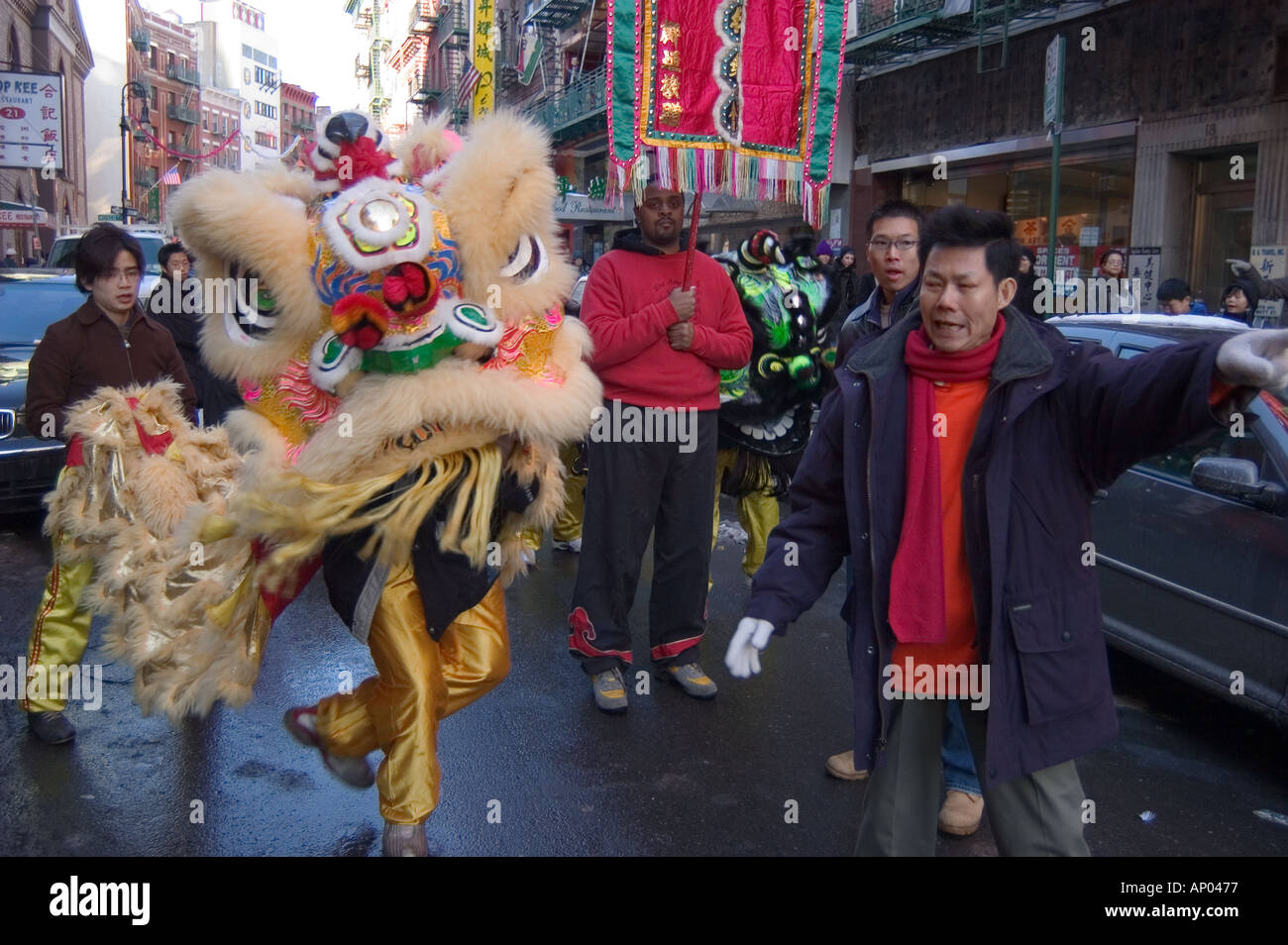 CHINESE NEW YEAR is celebrated with DRAGON PUPPETS in CHINA TOWN for ...