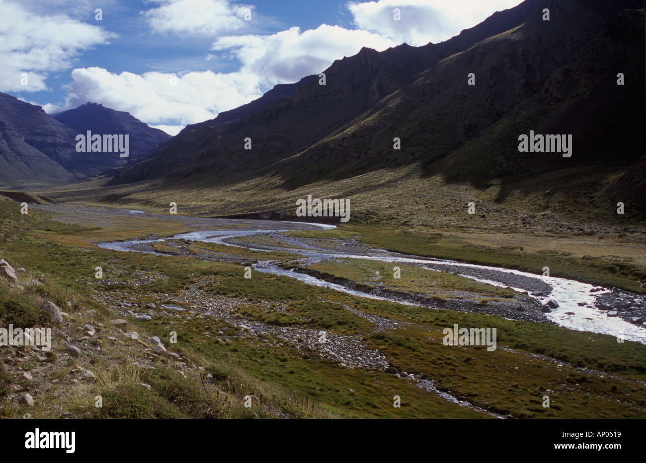 The DZONG CHU RIVER flows from the east slopes of MOUNT KAILASH a ...