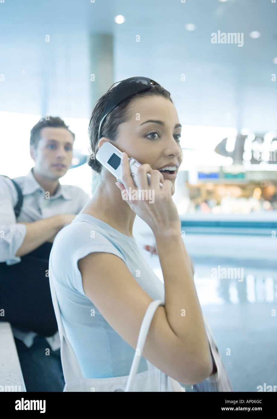 Communication in airports hi-res stock photography and images - Alamy