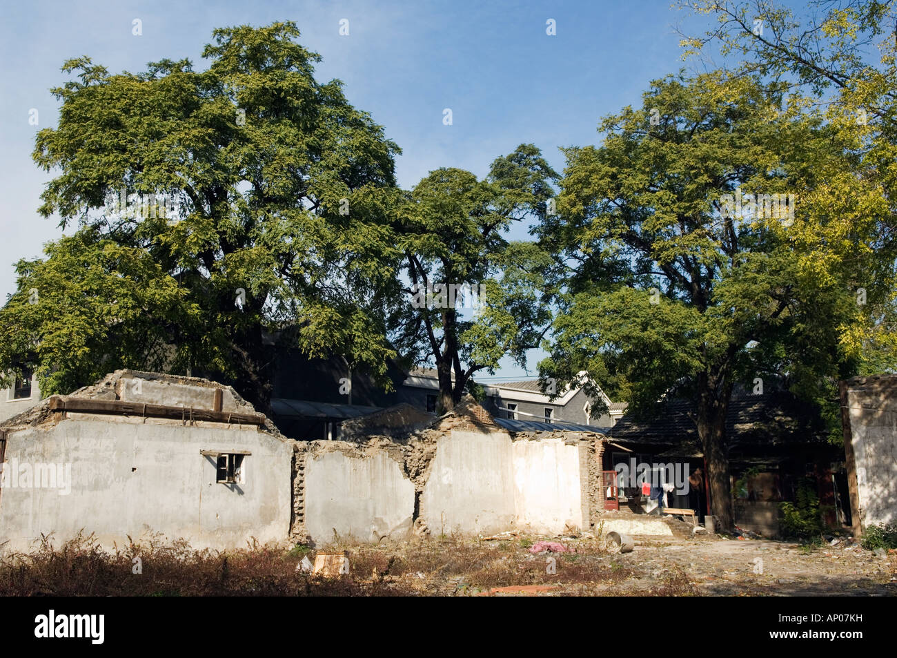 Local neighbourhood Hutong Beijing China Stock Photo - Alamy