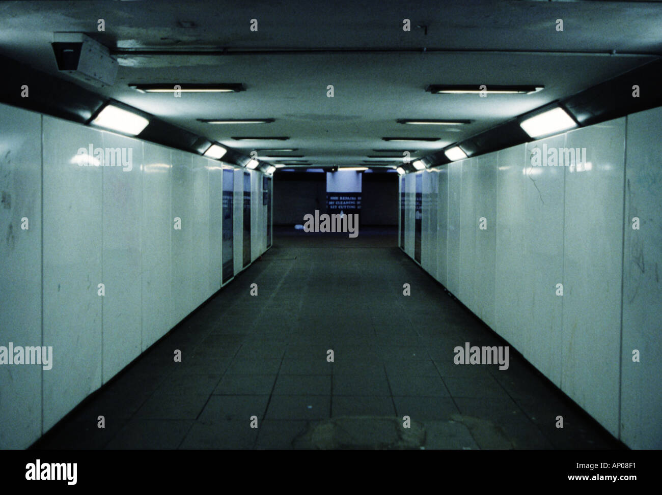 Subway at night London East End Stock Photo - Alamy