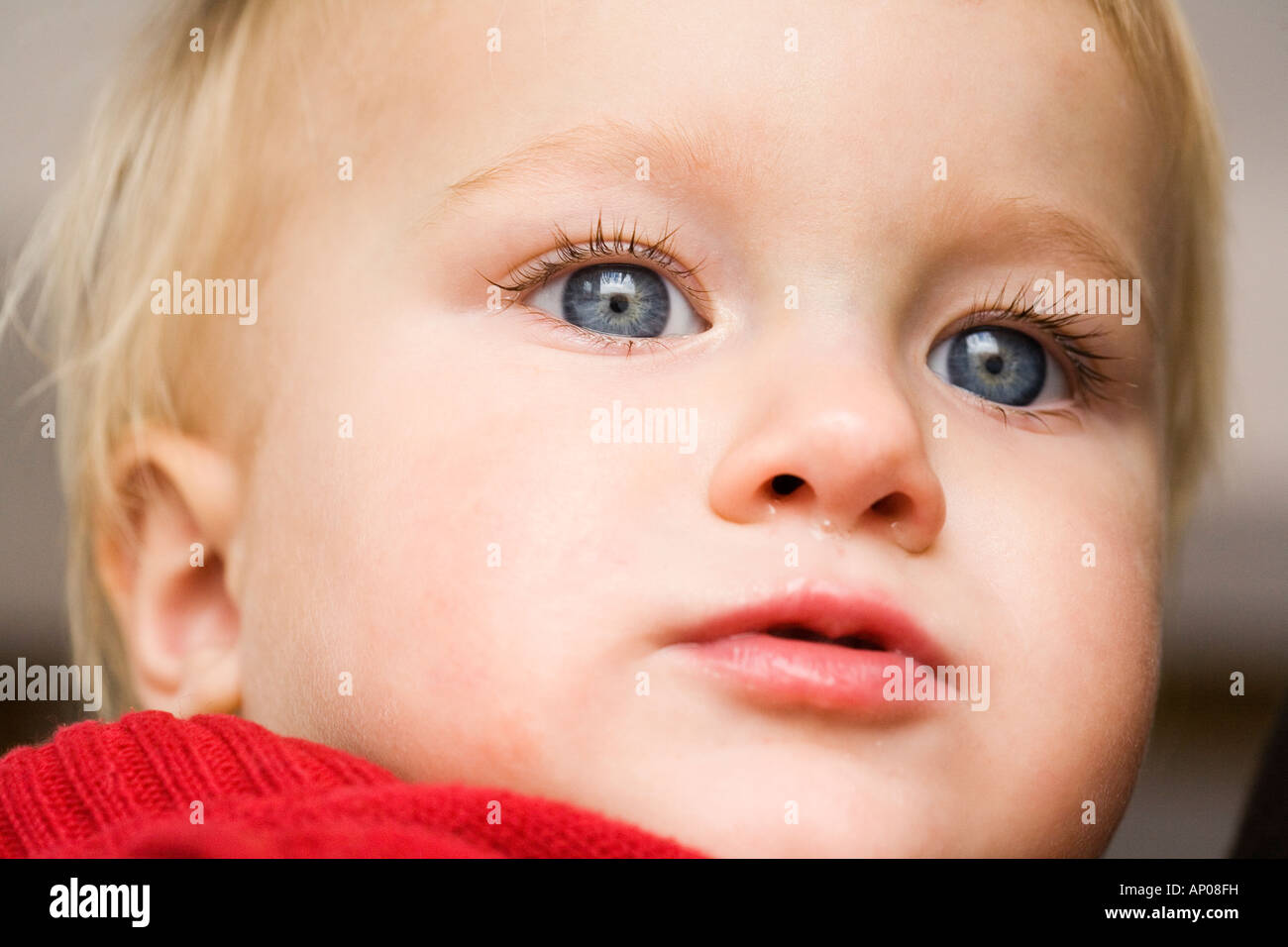 portrait of child gazing with her eyes Stock Photo - Alamy