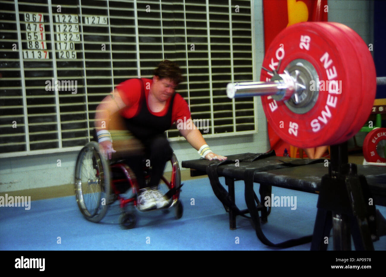 Female power lifter face hi-res stock photography and images - Alamy