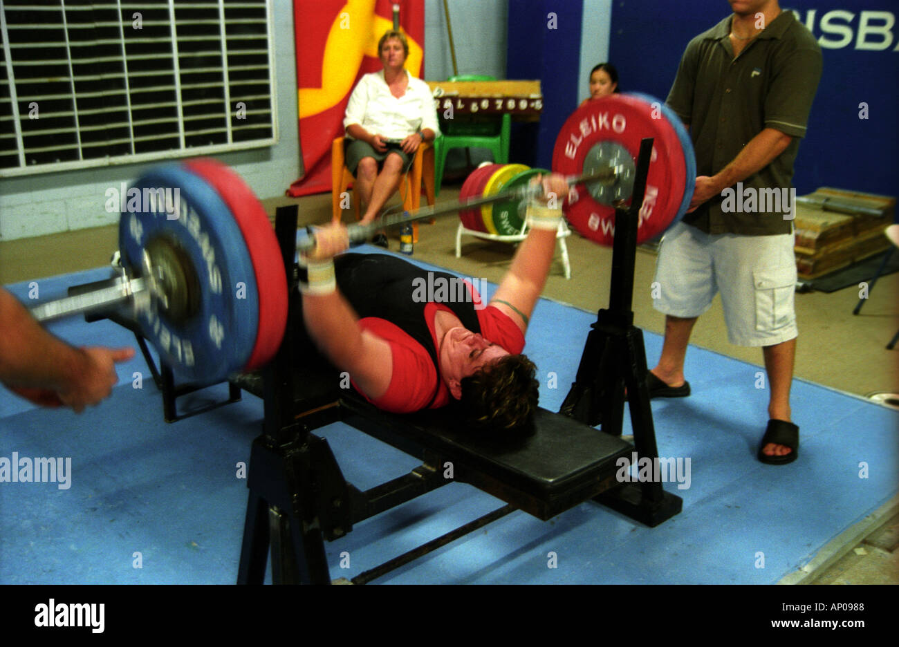 sporting wheelies powerlifting competition 2695 Stock Photo - Alamy